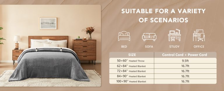 Homemate Heated Blankets Premium Online Website - Homemate Heated ...